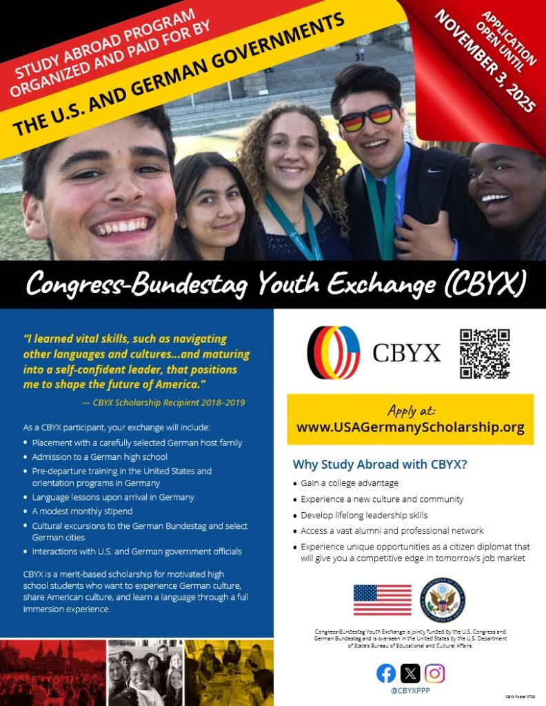 2026-27 CBYX High School Application Now Open! - CBYX